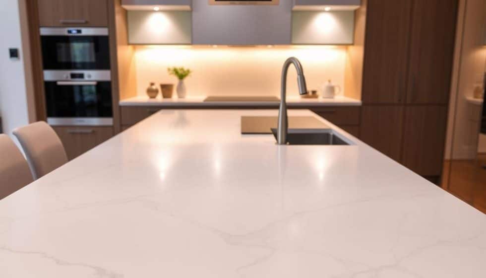 Miami White Silestone Worktops | StonePro Worktops London